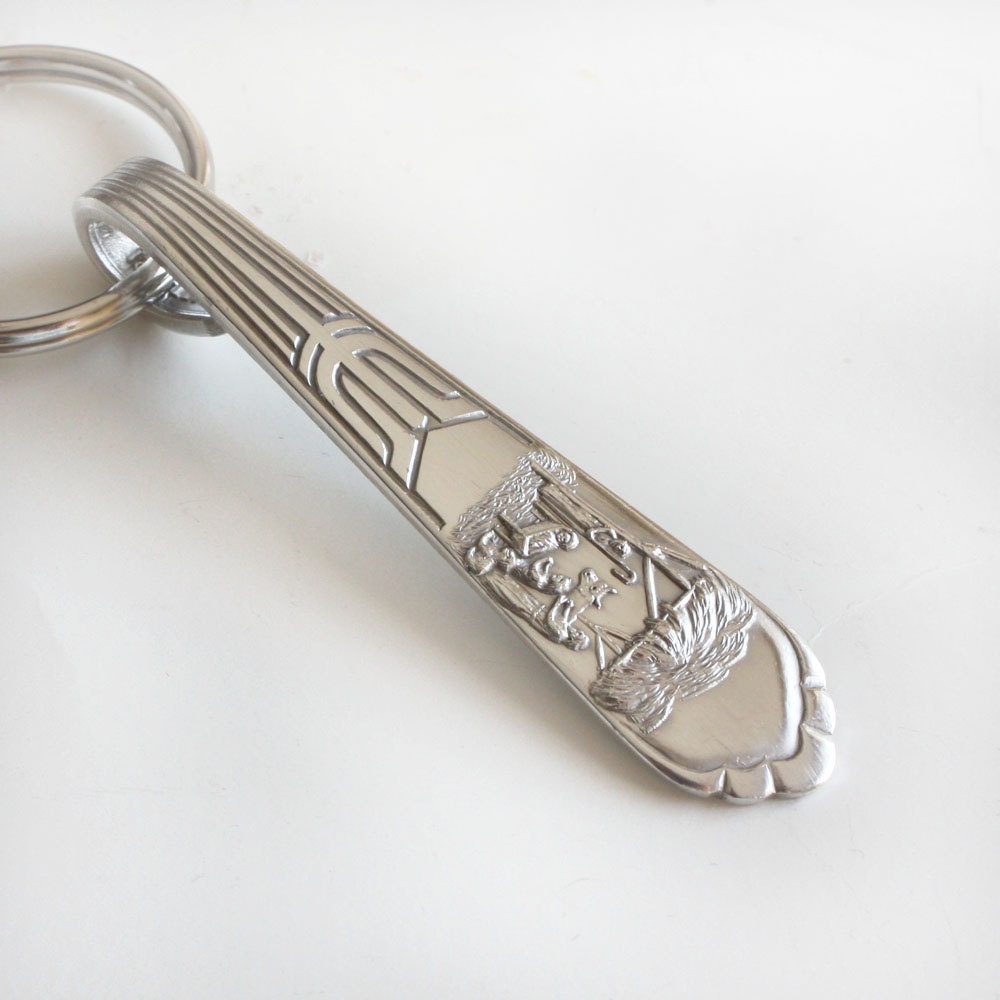 Spoon Key Chain Spoon Key Ring Spoon Keychain Vintage - Etsy