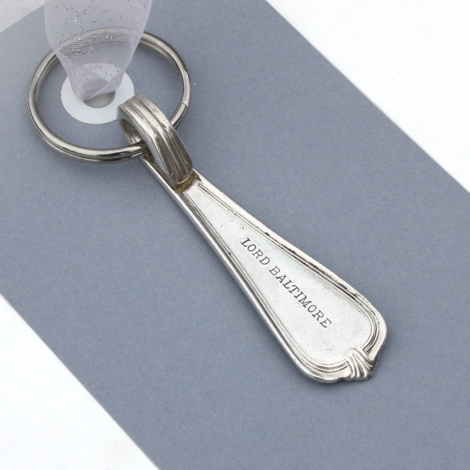 Lord Baltimore Keychain Spoon Key Chain Spoon Key Ring - Etsy