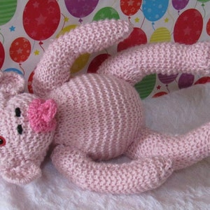 Madmonkeyknits Cherry Baby Chimpanzee Toy Animal Pdf Knitting Pattern ...