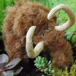 Mother and Baby Woolly Mammoths Prehistoric Toy Dinosaur Pdf Digital ...