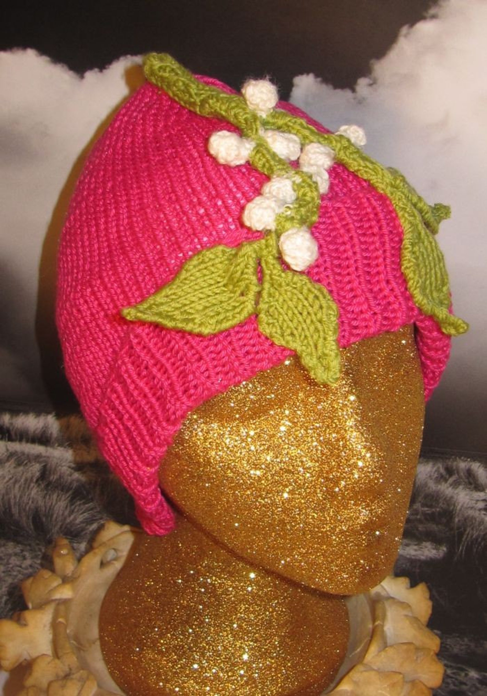 Digital Pdf File Knitting Pattern Madmonkeyknits Mistletoe - Etsy