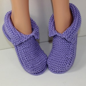 Adult Chunky Slippers Knitting Pattern by Madmonkeyknits Instant ...
