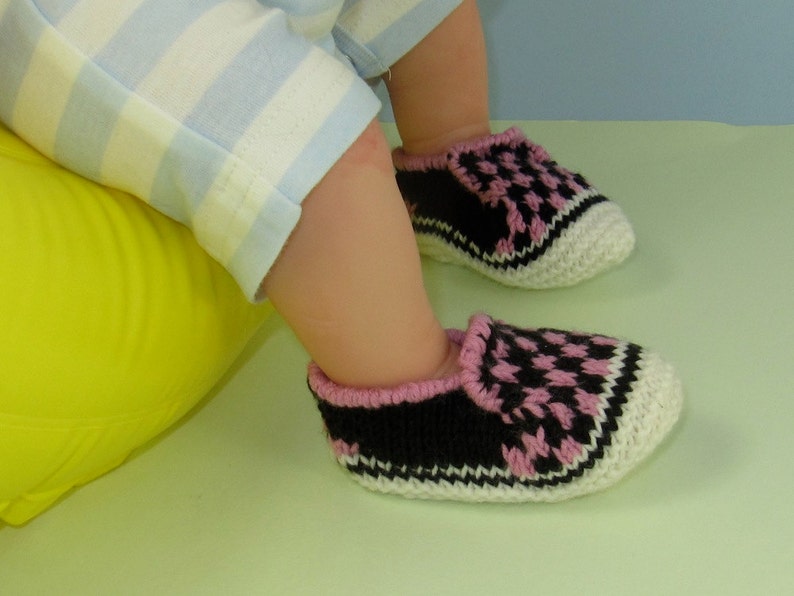 Digital File Pdf Download Knitting Pattern Baby Check Deck - Etsy