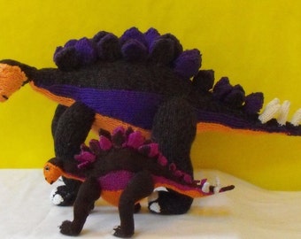 Stegosaurus Knitting Pattern - Etsy UK