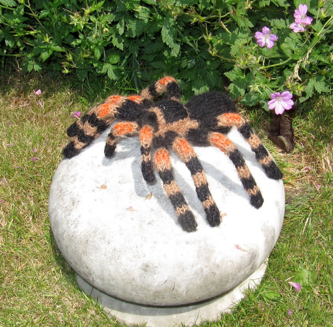 ENGLISH ONLY Knitting Pattern Digital Pdf Download My Pet Tarantula Toy ...