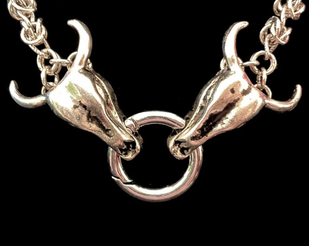 Byzantine Cow Skull Choker - Etsy