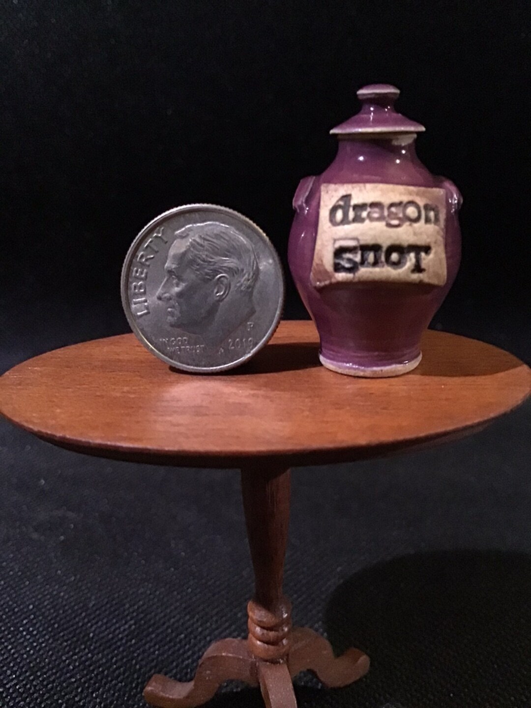 Dollhouse Miniature “dragon Snot” Jar With Lid. #6 - Etsy
