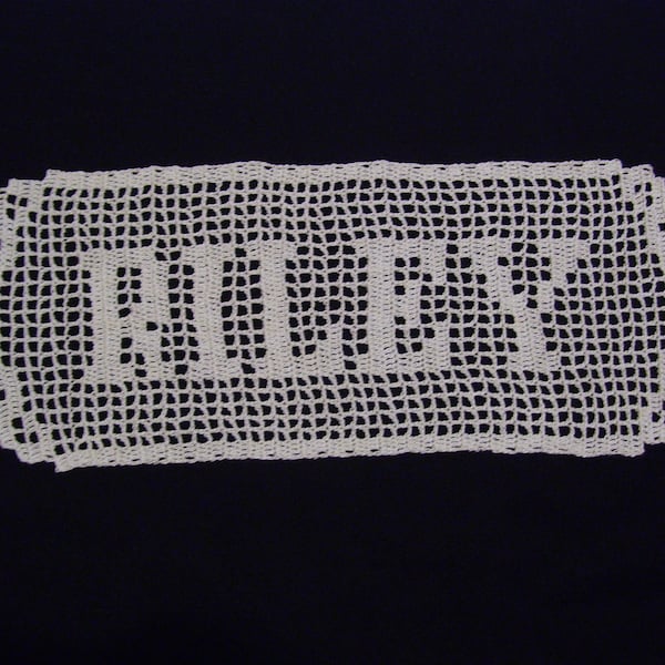 Crochet Name - Etsy