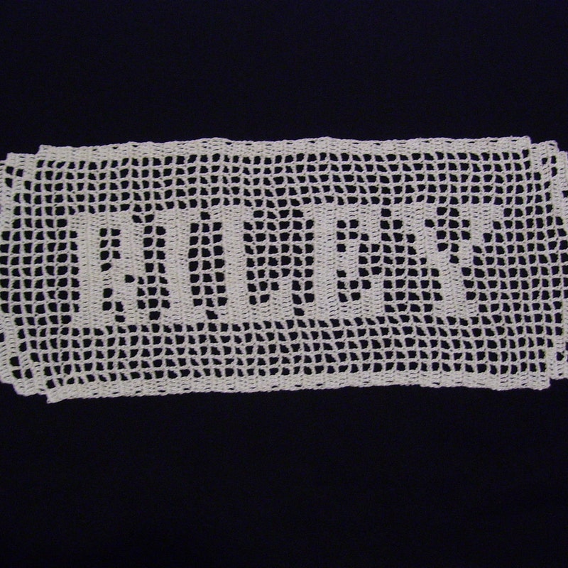 Name Doily - Etsy