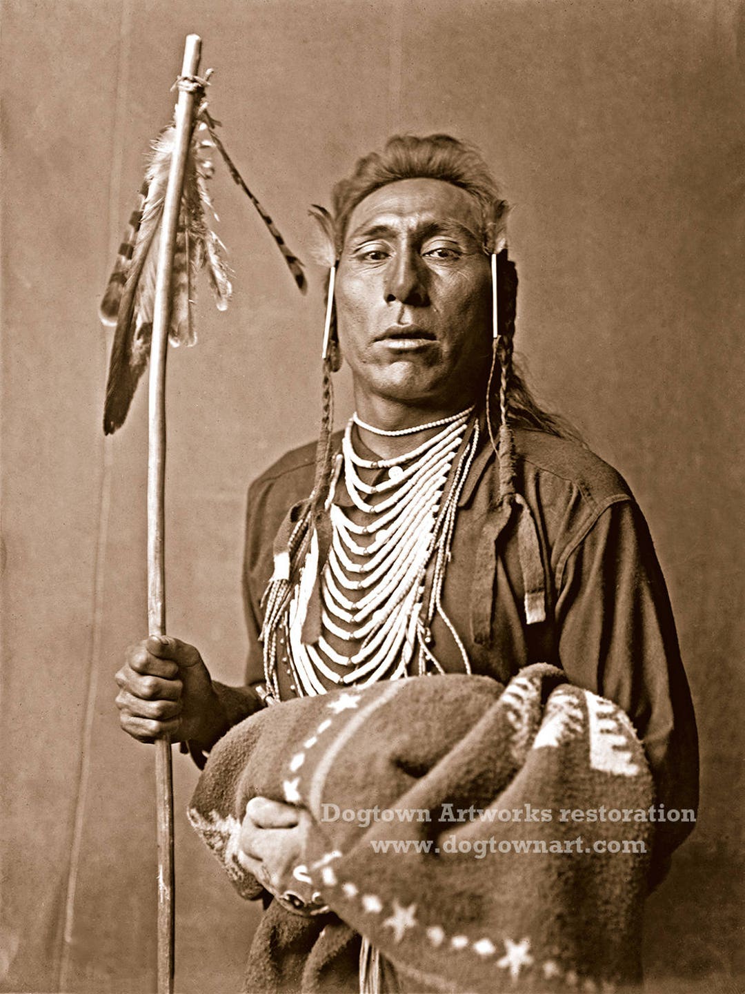 Tries His Knee, Professionally Restored Large Reprint Photograph of ...