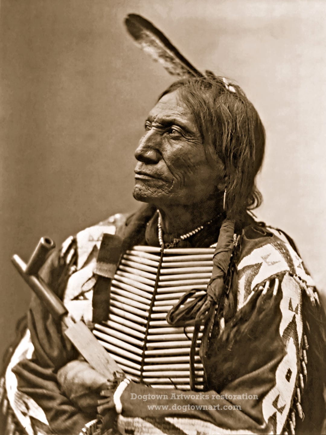 Lakota Sioux Chief "broken Arm" Vintage Native American Photograph - Etsy