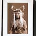 Chief Wolf Robe, Professionally Restored Photograph of Vintage Native ...