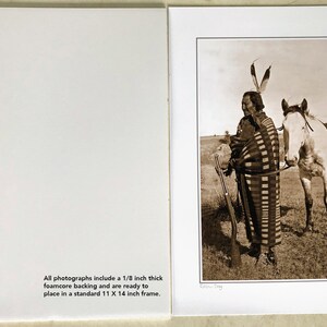 Joe Black Fox, Professionally Restored Large Photograph of Vintage ...