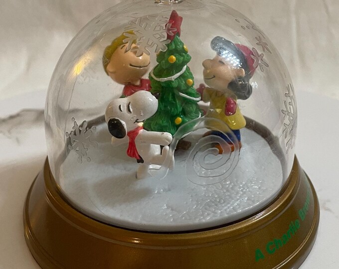 Vintage 1999 1990s Blockbuster Ornament Peanuts Celebration Charlie ...