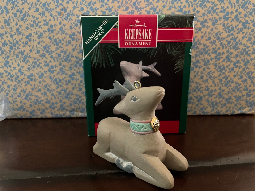 Vintage 1991 Hallmark Keepsake Ornament Hand-carved Wood Folk Art ...