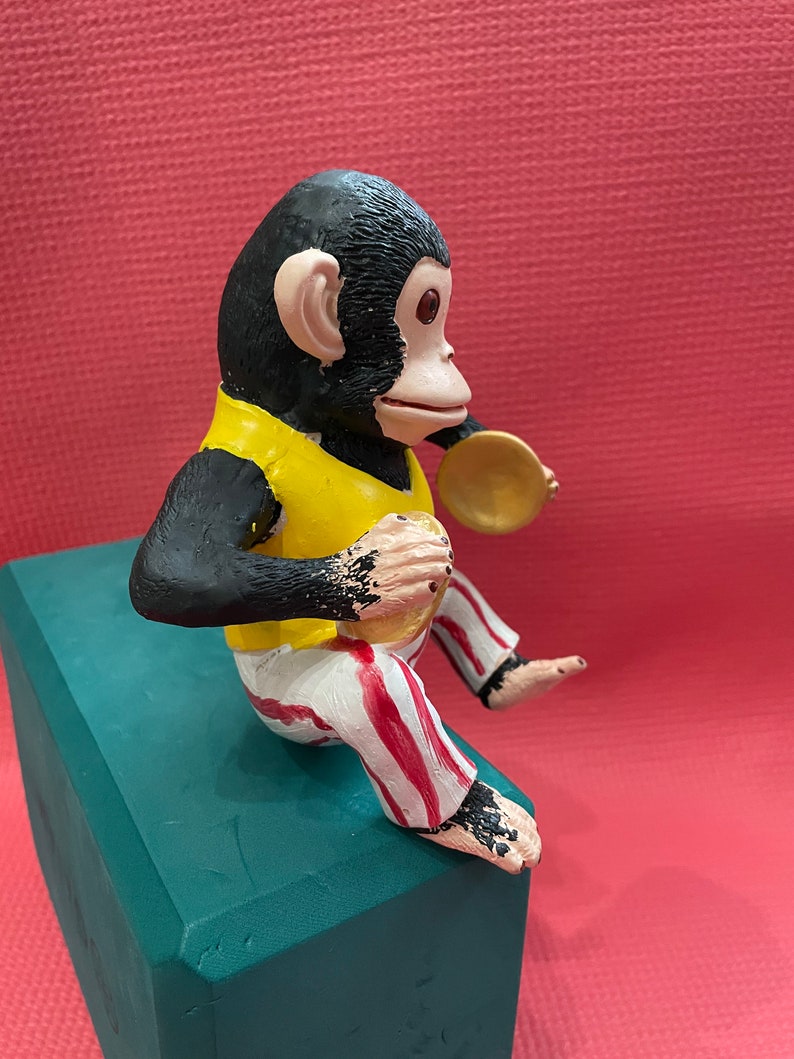 Vintage Jolly Chimp Daishin C.K. Cymbal Banging Monkey Toy - Rubber ...