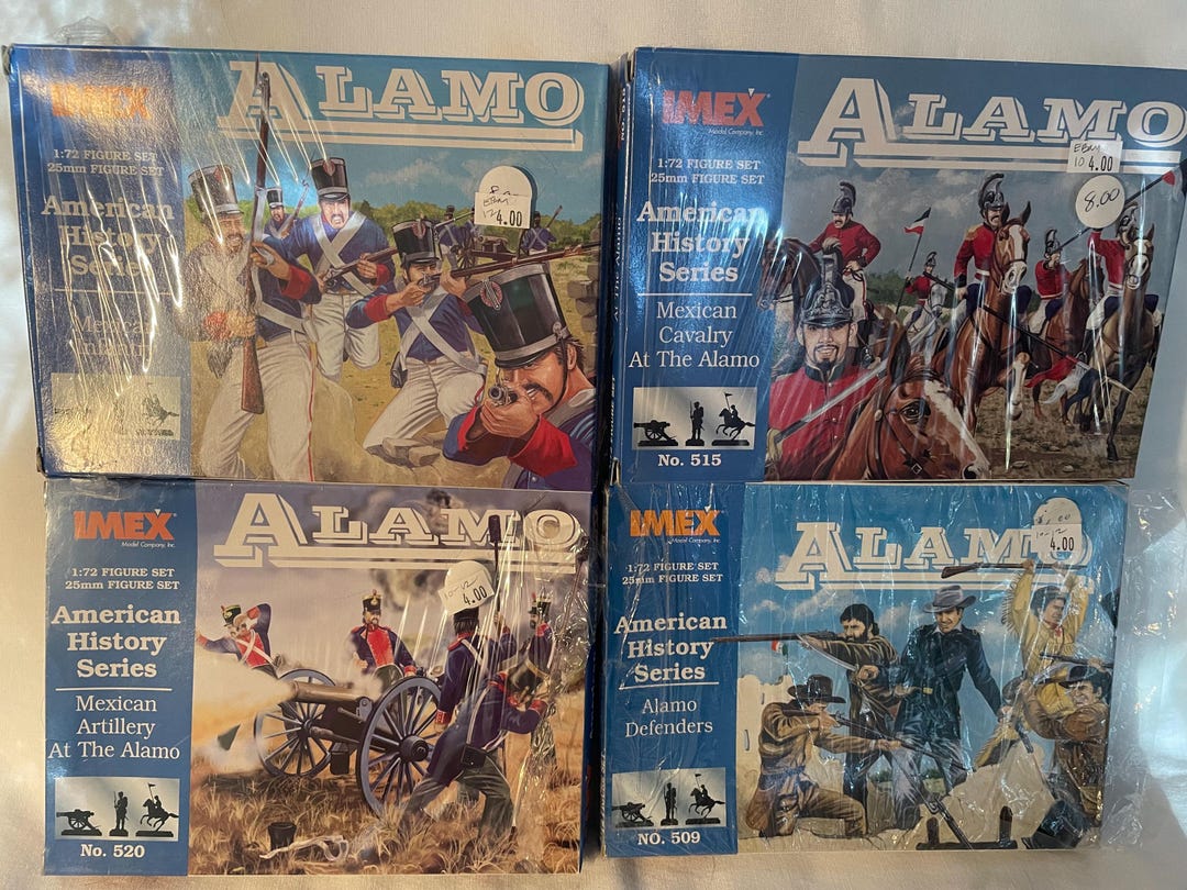 U Pick 1/72 Scale Military Figures Imex Alamo 520 Mexican Artillery 510 ...