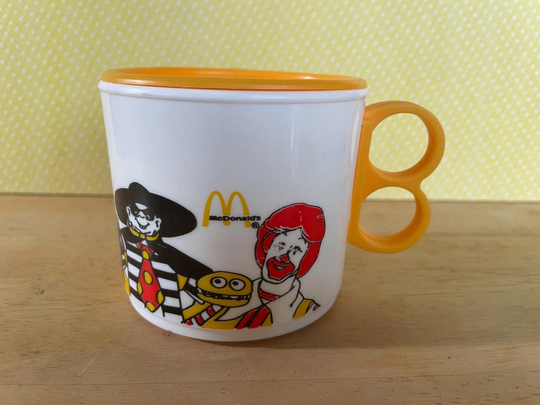Vintage 1980s Mcdonalds Kids Plastic Tippy Sipper Cup Lid Mayor ...