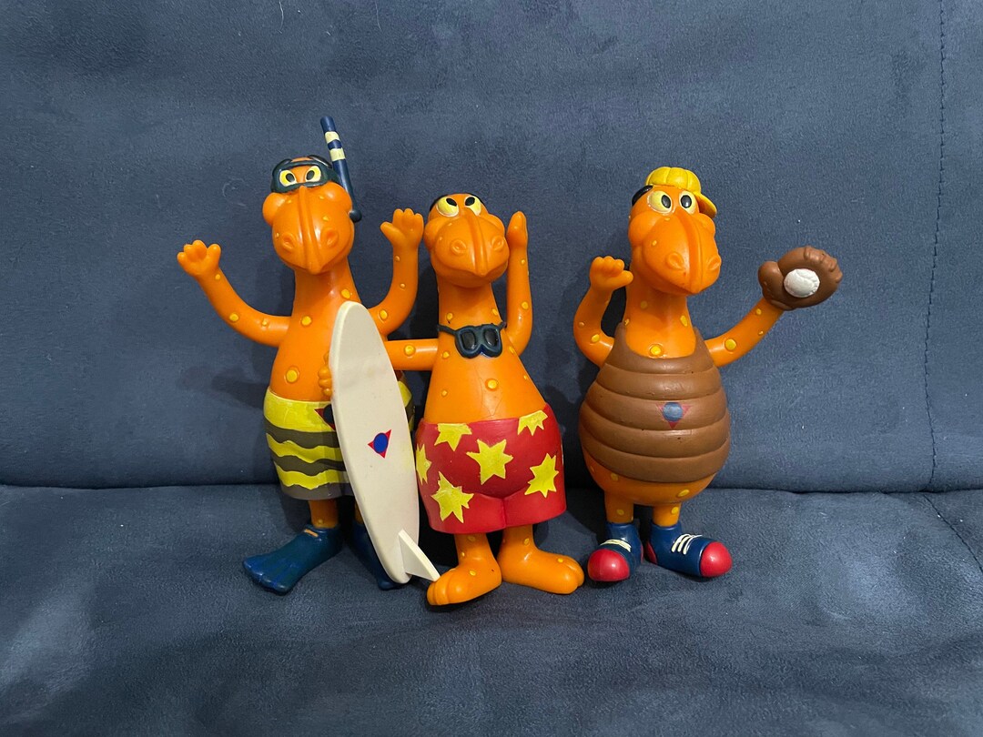 U PICK Vintage 1991 1990s KGF Plastic Dino Dinosaur Cheesasaurus Rex ...