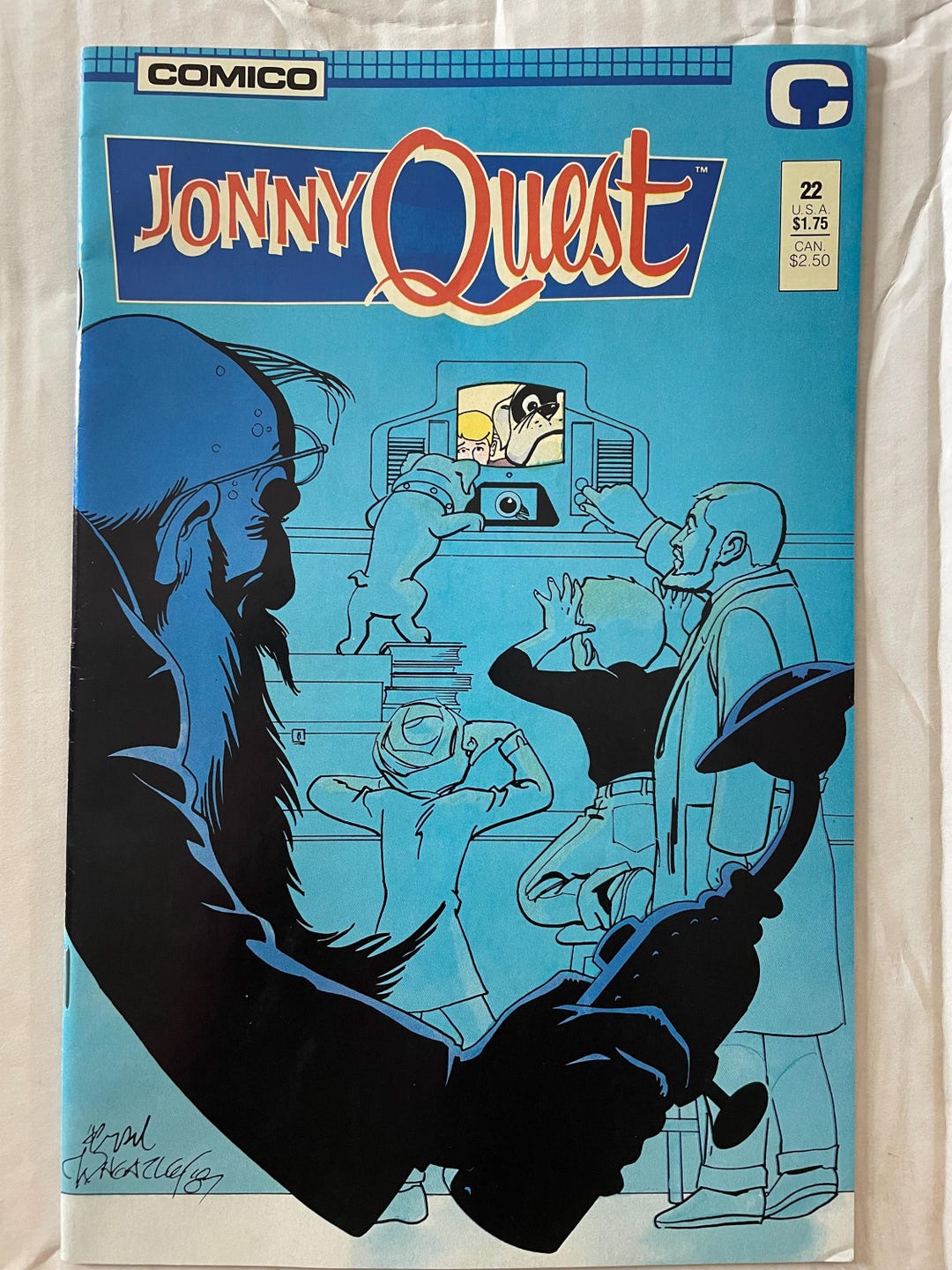 Vintage 1988 1980s Comico Jonny Quest Visual Novel #22 Vantage Point ...