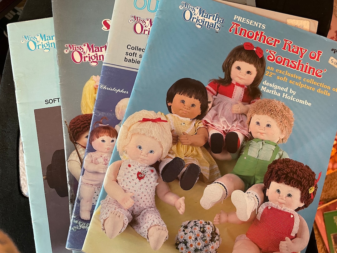 U Pick Vintage 1980s Miss Martha Originals Booklets - Soft Sculpture ...