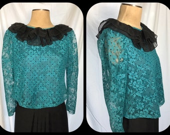 Double Ruffle Collar | Etsy