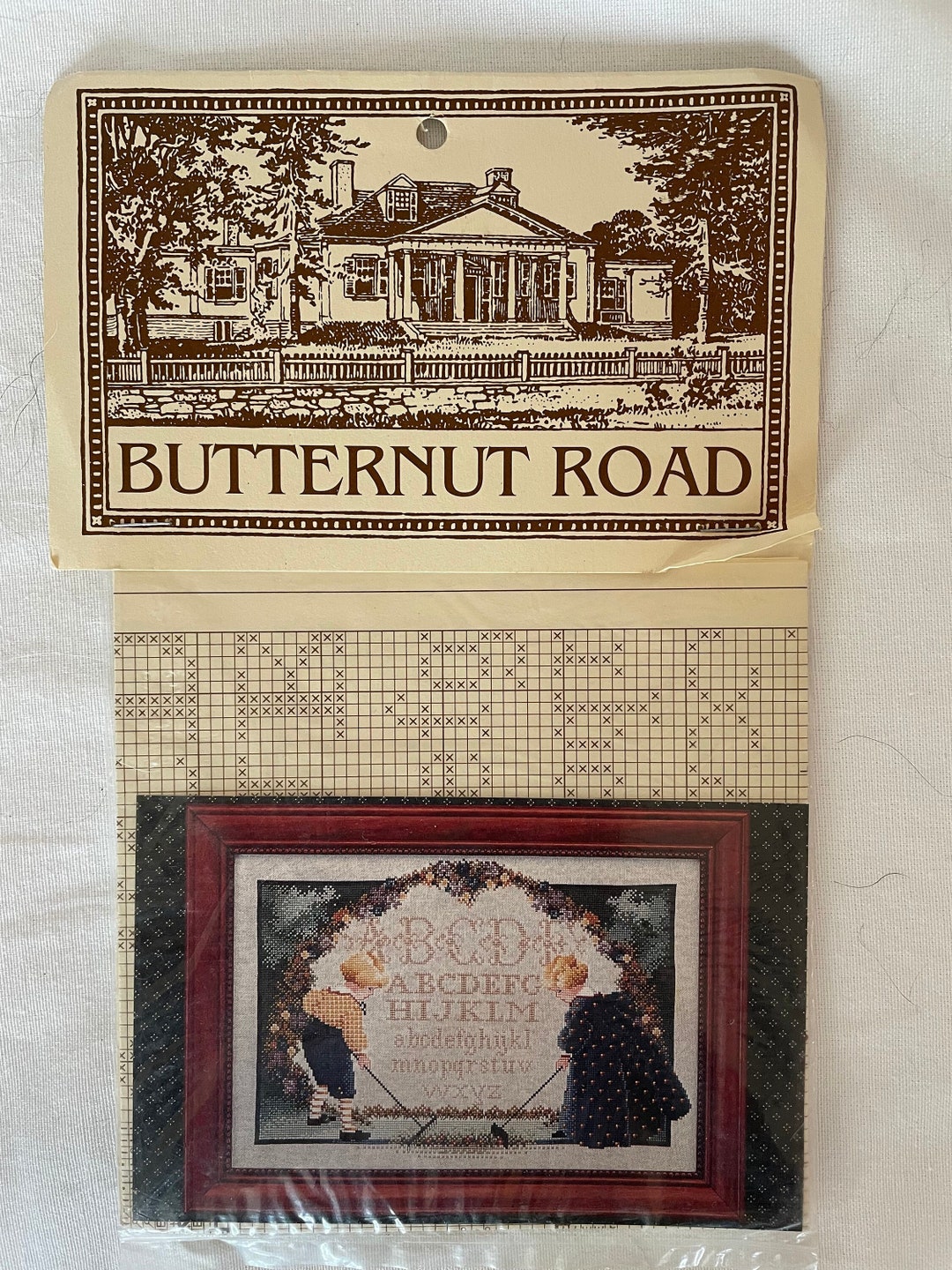 Butternut Road Counted Cross Stitch Pattern Childrens Garden Design B ...