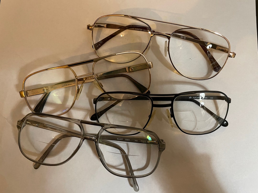 U Pick Vintage Metal Plastic Aviator Eyeglasses Frames PRESCRIPTION ...