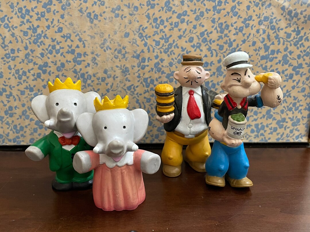 U Pick Vintage PVC Figure Set 1988 Babar and Celeste - Etsy