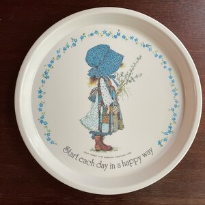 Vintage 1970s or 80s Oneida Deluxe Plastic Holly Hobbie Plate - Start ...