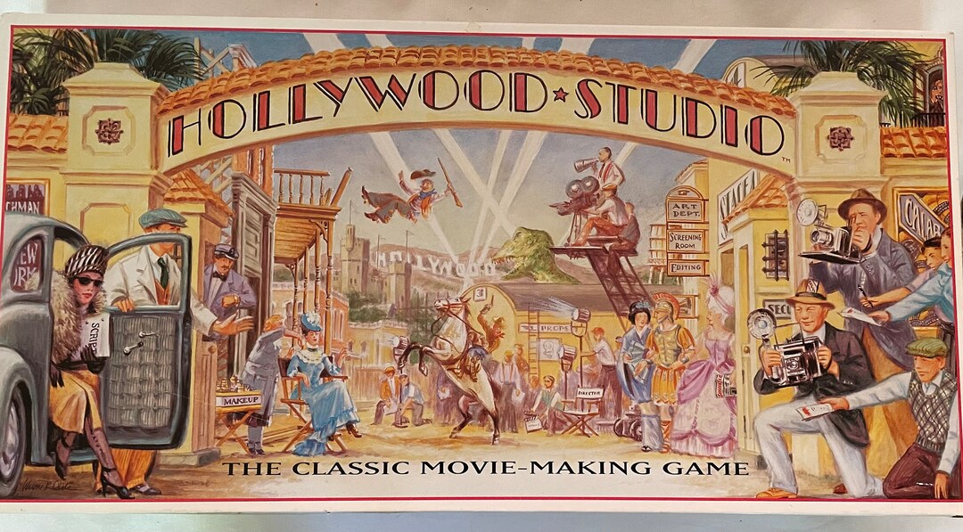 Hollywood Studio the Classic Movie Making Game 1997 Boardgame Choose a ...