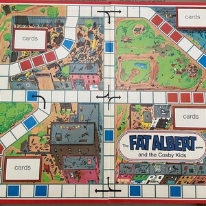 Vintage 1970s 1973 Fat Albert Board Game Cosby Kids Get the Gang ...