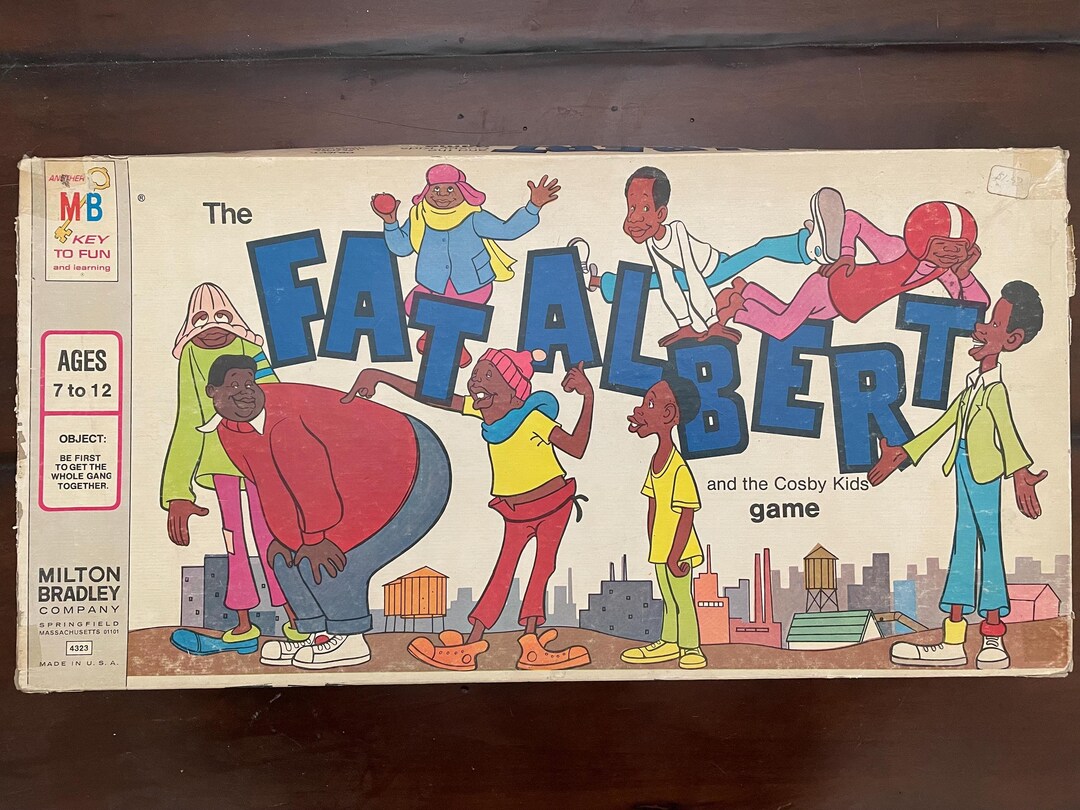 Vintage 1970s 1973 Fat Albert Board Game Cosby Kids Get the Gang ...