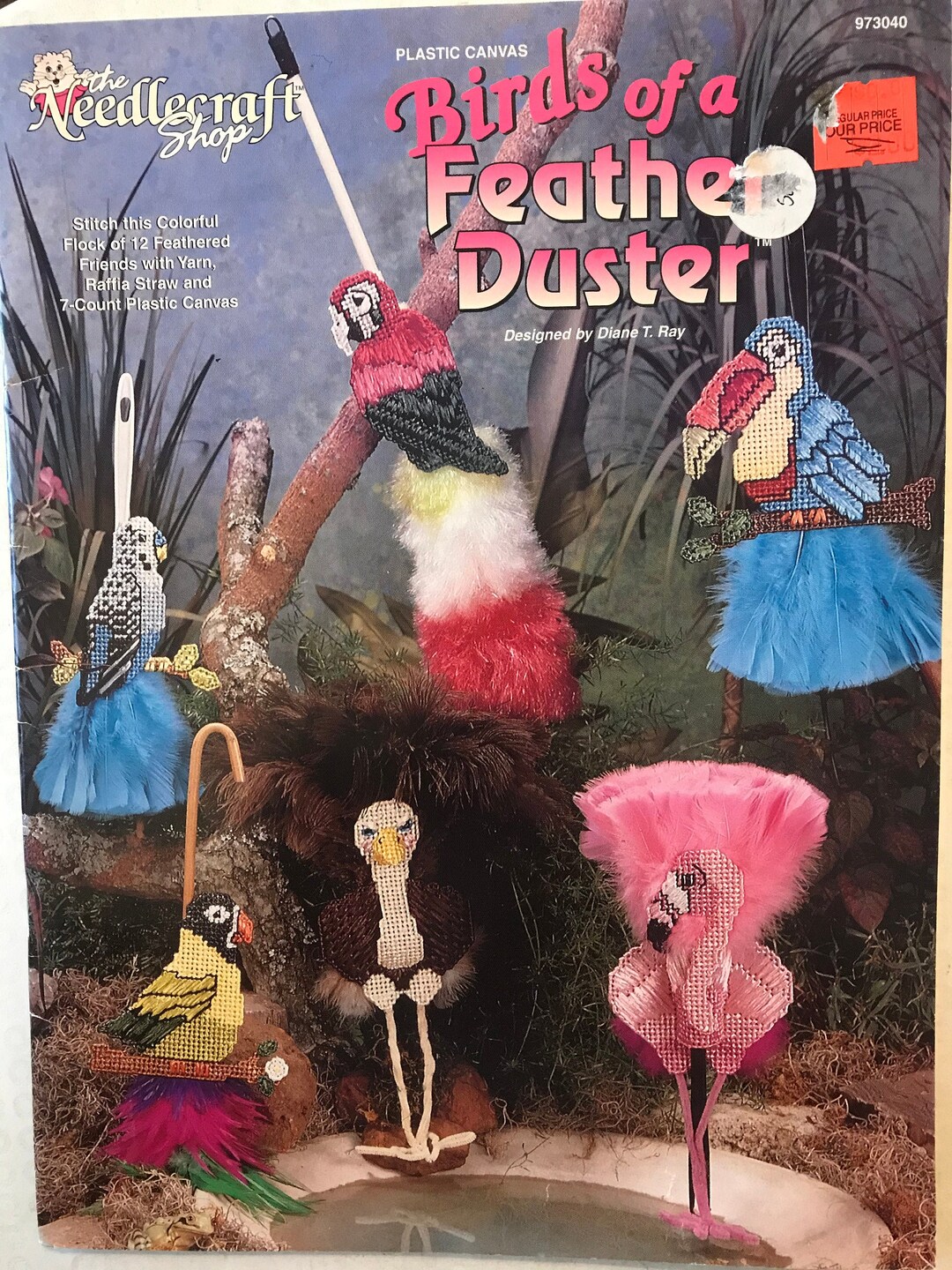 Needlecraft Shop 7 Count Plastic Canvas Craft Booklet Birds of a ...