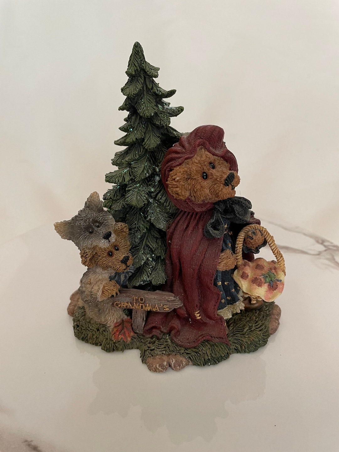 Boyds Bears & Friends Bearstone Collection Resin Figurine #2452 Going ...