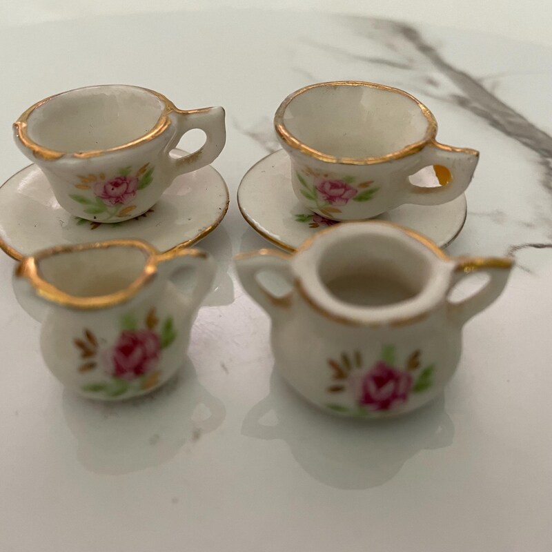 Dollhouse Tea Set - Etsy
