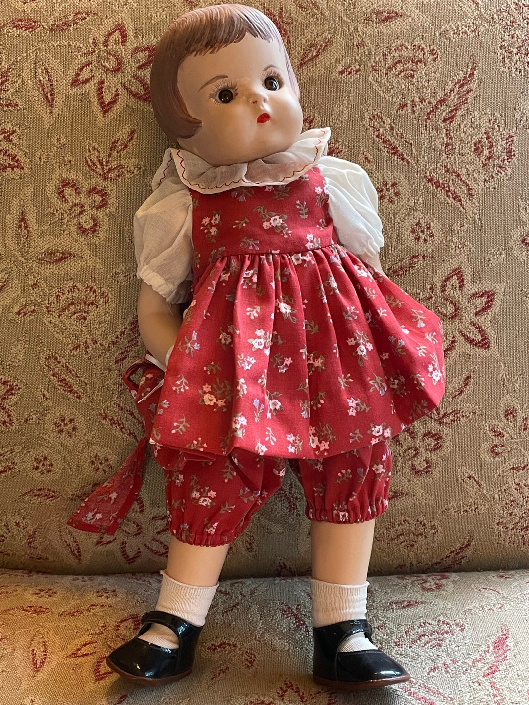 Vintage 1930s Era Patsy Ann Type Doll Rep Compo 17" Tall Mcnees Mold ...
