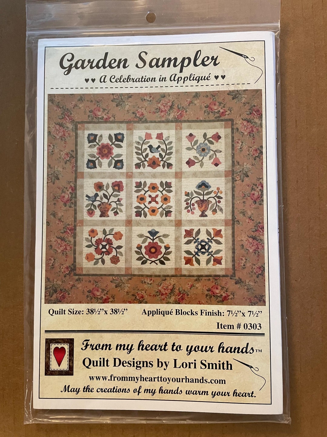 From My Heart to Your Hands Garden Sampler Quilt Design by Lori Smith ...