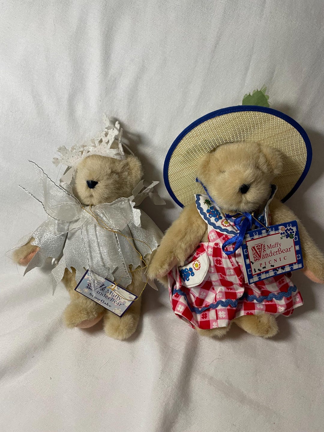 U Pick Vintage 1990s Muffy Vanderbear 8" Plush Toy Snowflake Christmas ...