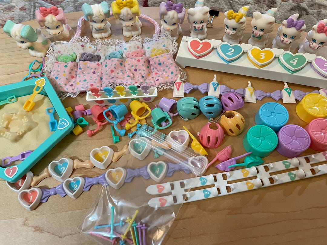 U Pick Vintage 1990s Era Quints Dolls Doll Accessories Dogs Cats ...