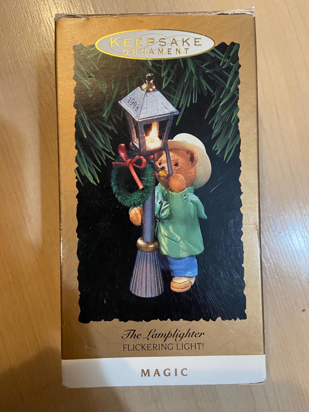 Vintage Hallmark Keepsake Ornament 1990s 1993 Magic the Lamplighter ...