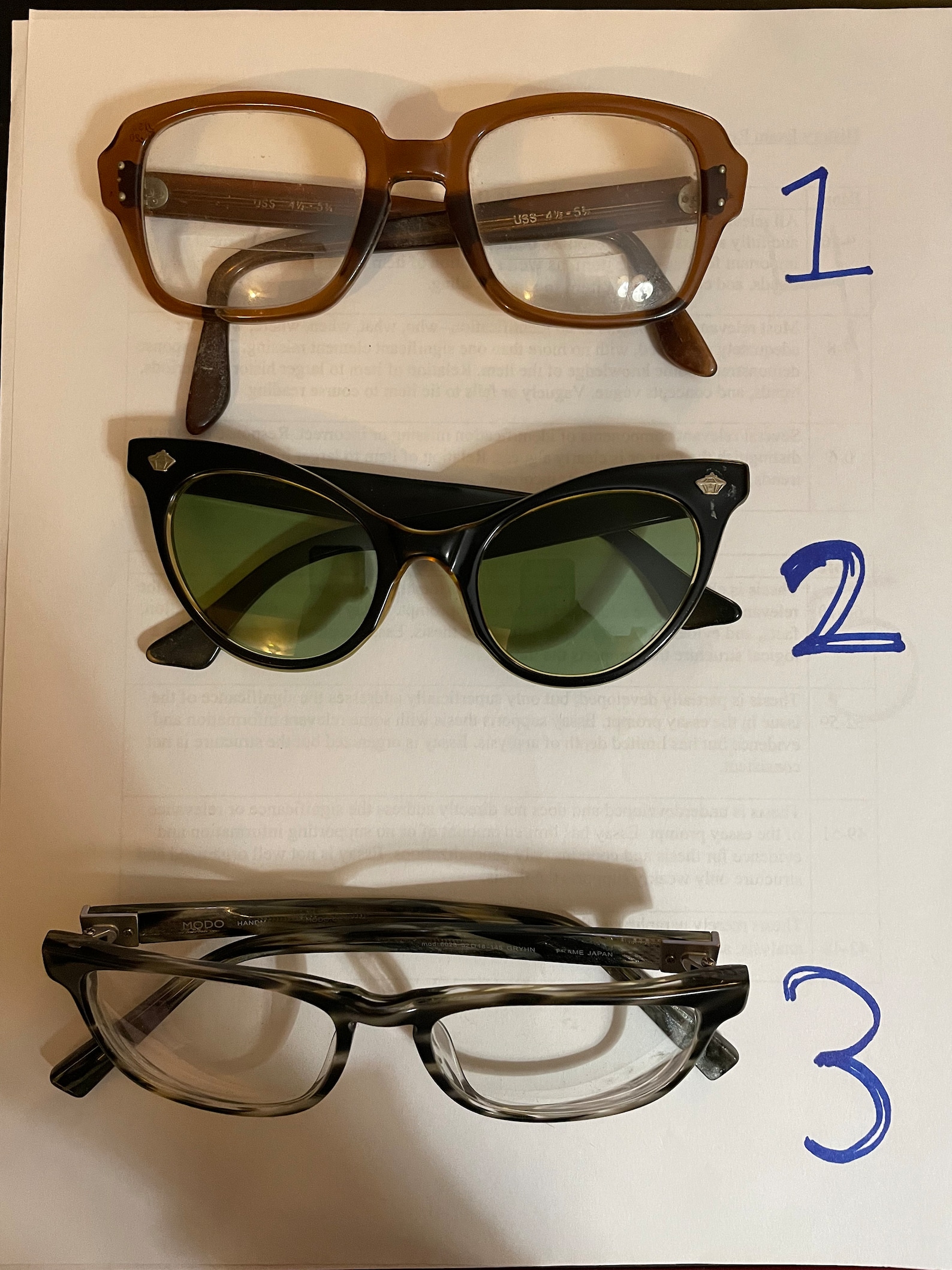 U Pick Vintage Plastic Eyeglasses Frames PRESCRIPTION LENSES - Etsy