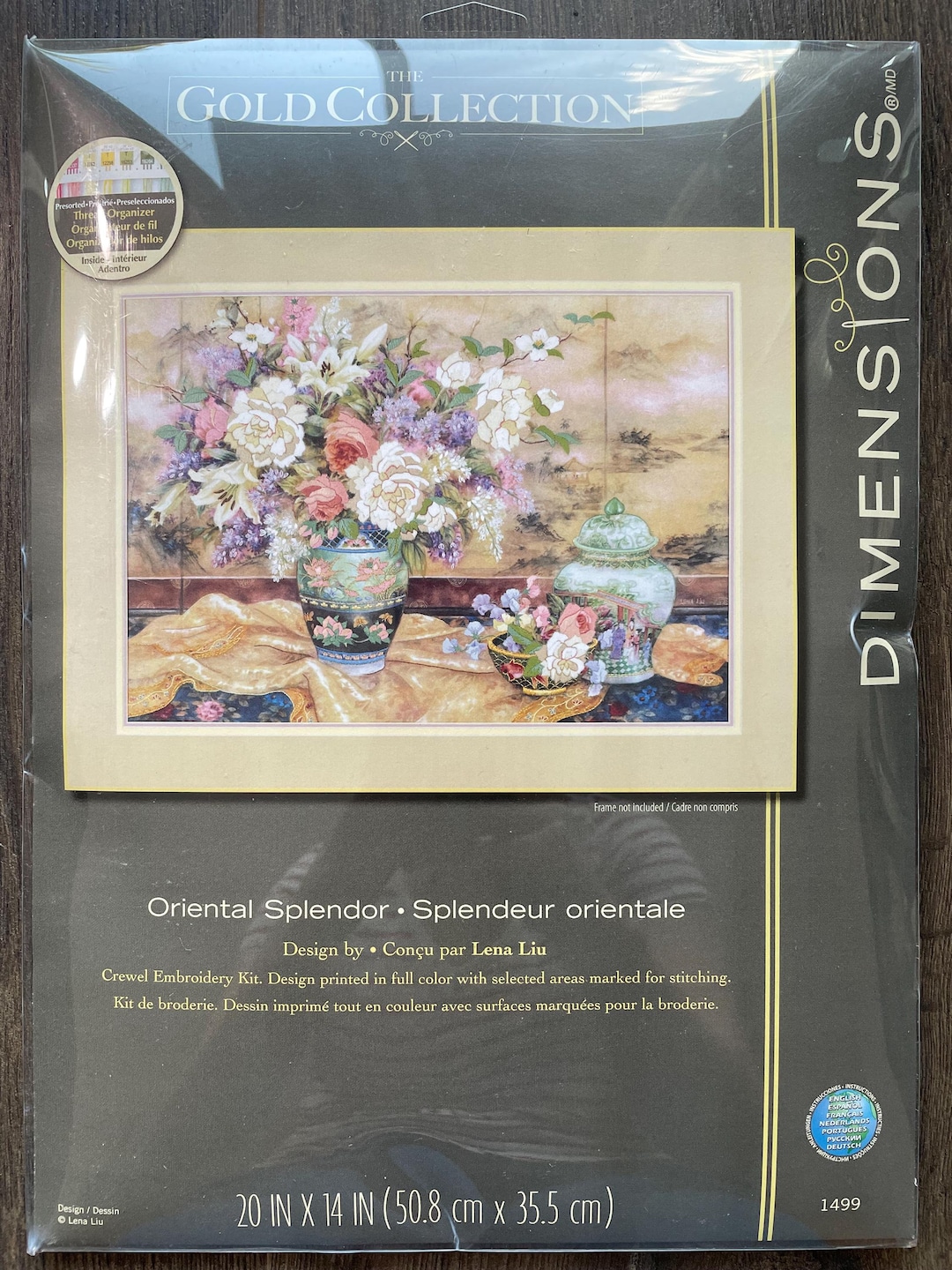 The Gold Collection Dimensions Oriental Splendor by Lena Liu 20" X 14 ...