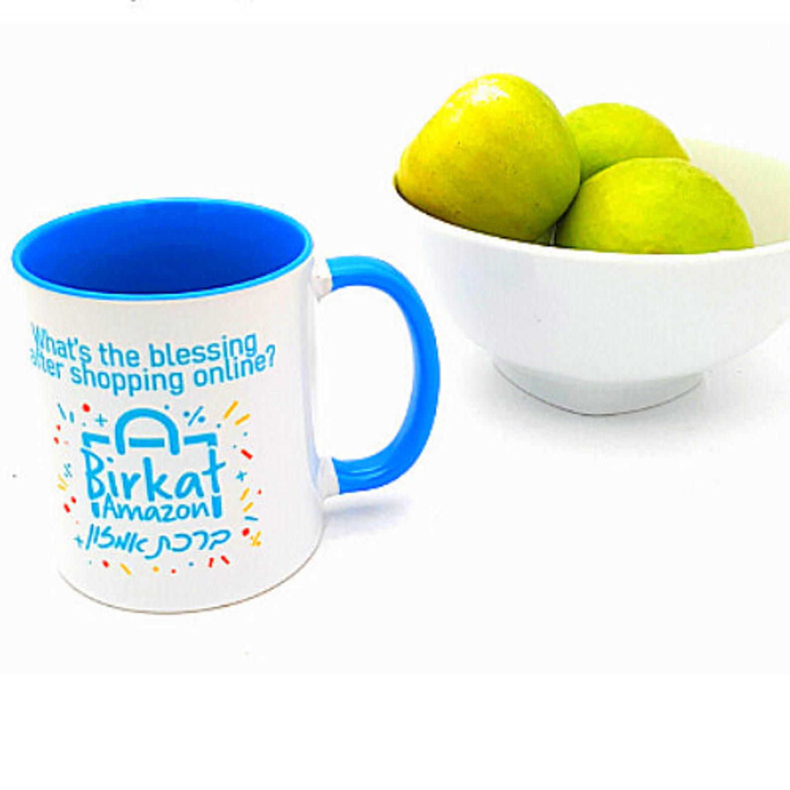The Original Birkat Amazon Jewish Coffee Mug by Barbara Shaw - Etsy