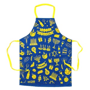 Happy Hanuukah Apron Great Hanukkah Gift With Menorah - Etsy