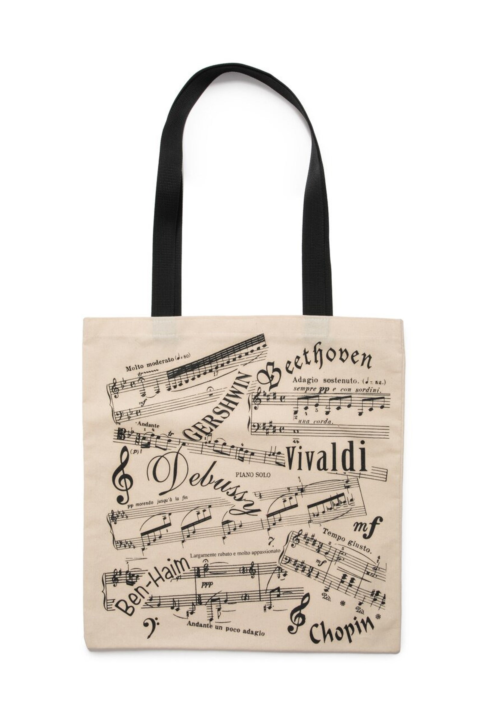 Original Music Tote Bag Medium Weight Cotton-canvas Sturdy | Etsy