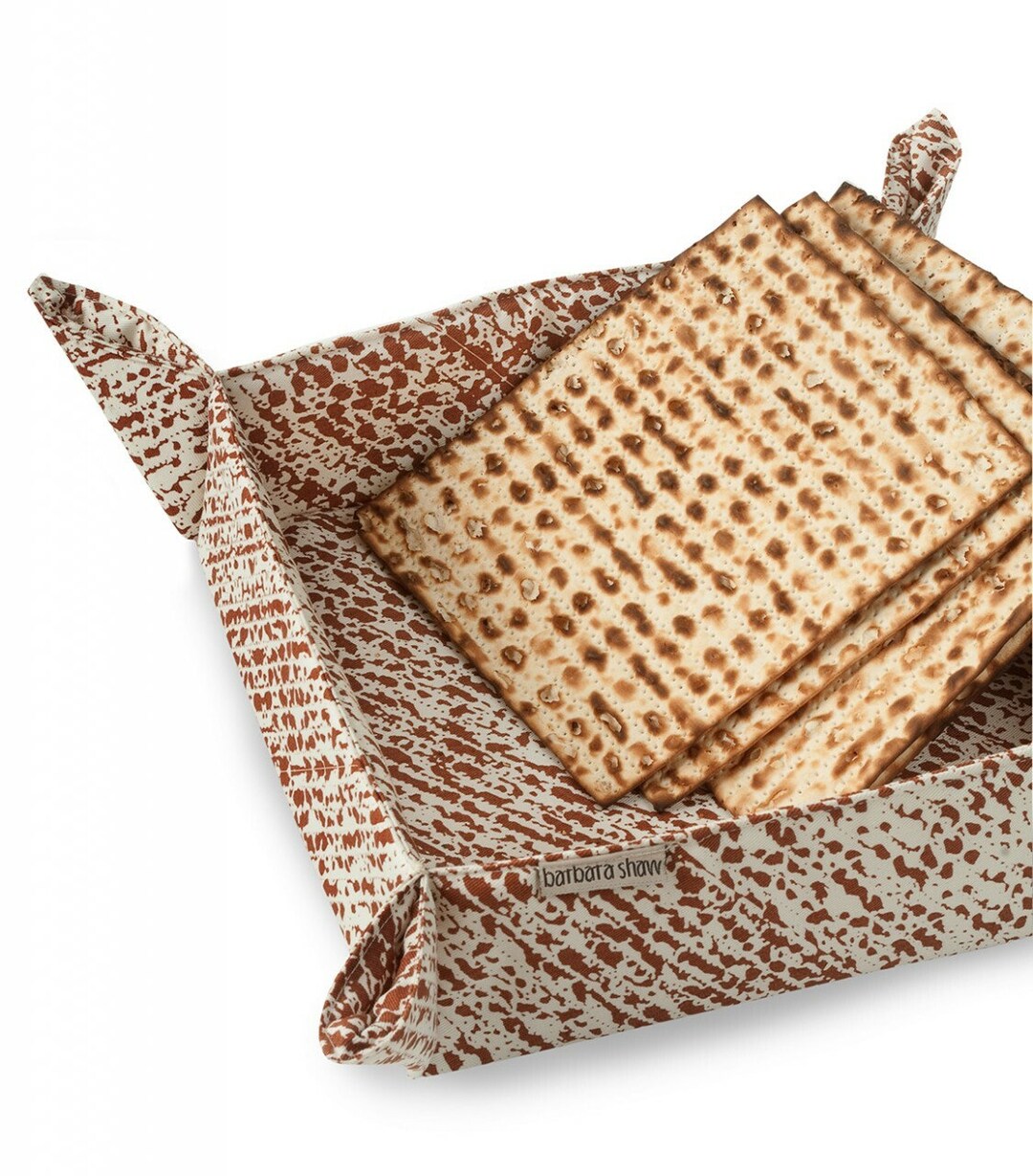 Passover Matza-print Matzo Basket - Etsy