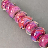Rainbow Kaleidoscope Handmade Lampwork Beads - Etsy