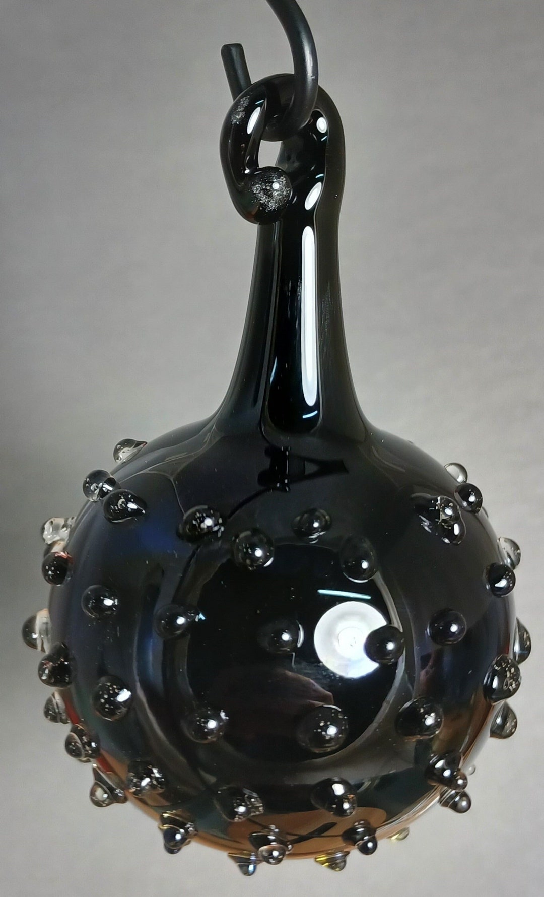 Gorgeous Hand Blown Glass Christmas Ornament Ball. Self - Etsy