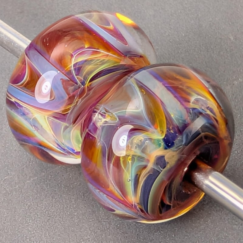 Borosilicate Bead Pair - Etsy